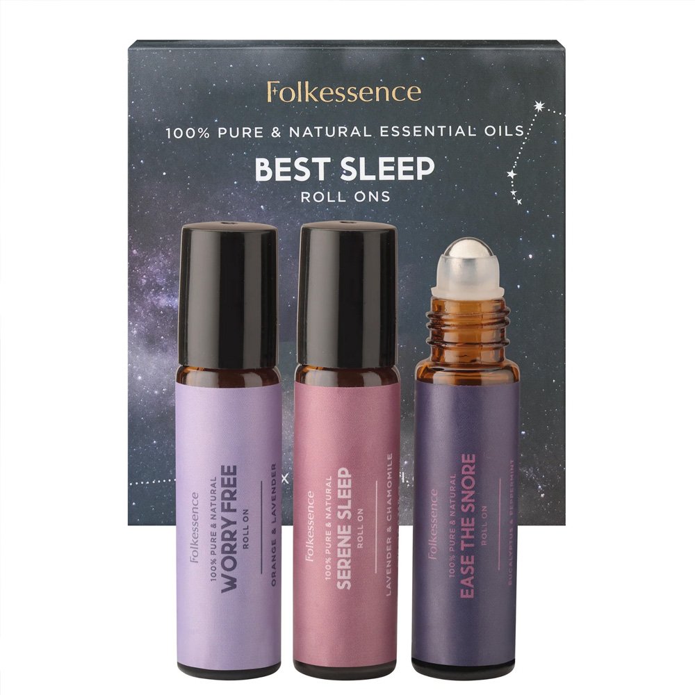 Buy Set of 3 Folkessence Best Sleep Gift Pack Roll-On - MyDeal Australia