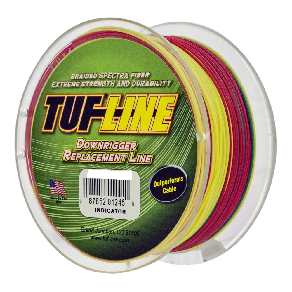 Buy 150ft Spool of 250lb Tuf-Line Indicator Braided Downrigger ...
