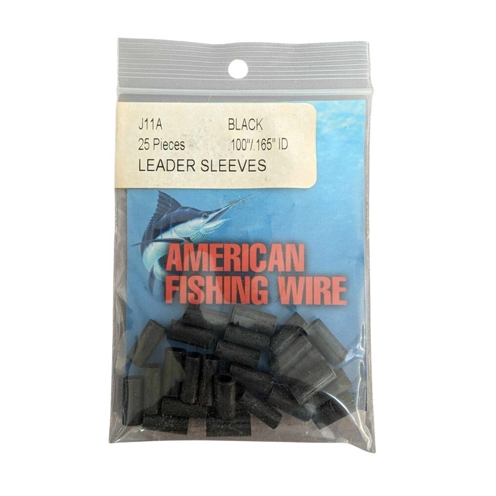 Buy 25 Pack of American Fishing Wire Size 11 Single Barrel Crimp Leader ...