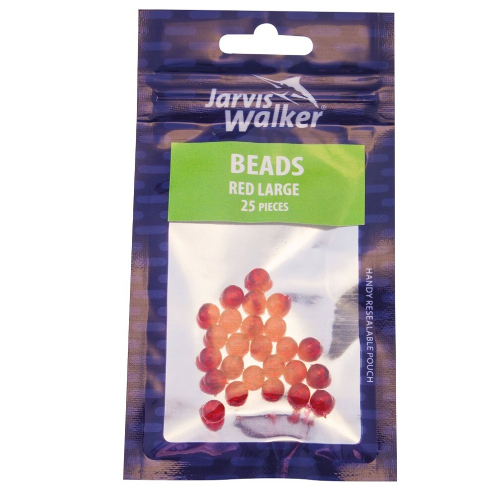 Buy 25 Pack of Jarvis Walker Large Red Fish Attractor Beads - MyDeal ...