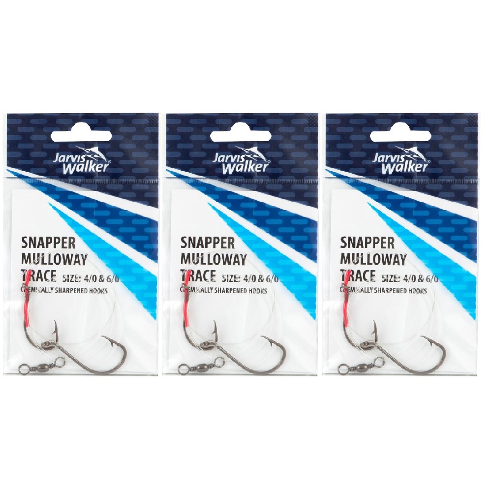 Buy 3x Jarvis Walker Tangle Free Flathead Rig Hooks - MyDeal Australia