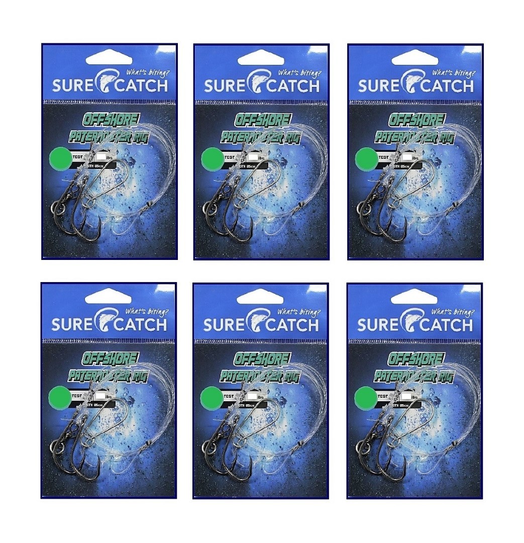 Buy 6 Pack of Surecatch 100lb Offshore Paternoster Fishing Rigs ...