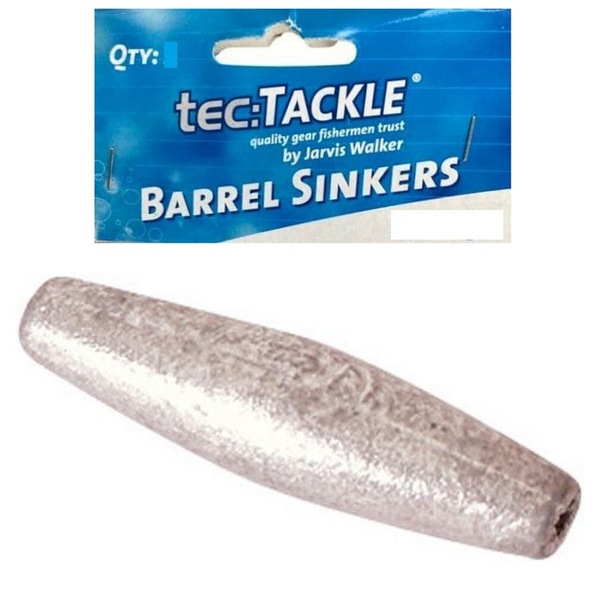 Buy 6x 4PK Jarvis Walker Barrel Fishing Sinkers - Size 4 - MyDeal Australia
