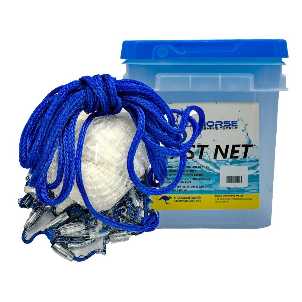 Buy Seahorse Bottom Pocket 9ft Mono Cast Net with 3/4 Inch Mesh ...