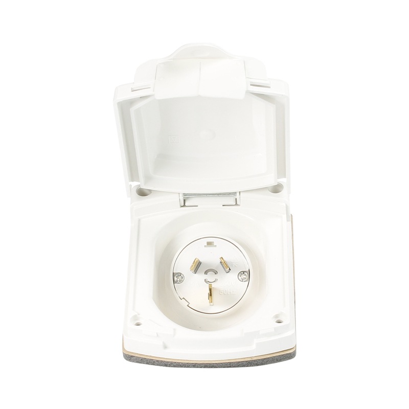 Buy Clipsal 435VFS15-WE - Weatherproof Inlet 15 Amp White IP34 ...