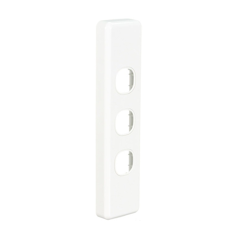 Buy Clipsal Classic C2033-WE - 3 Gang Architrave Grid & Surround White ...