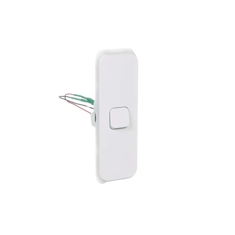 Buy Clipsal Iconic 3041AL-VW - Switch 1 Gang Architrave 10Amp - Vivid ...