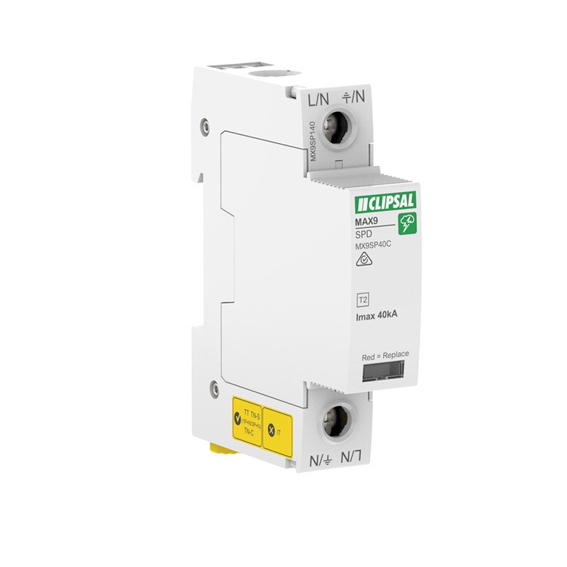 Buy Clipsal MX9SP140 - MAX9 SPD 1P 40kA Surge Protection Device - MyDeal