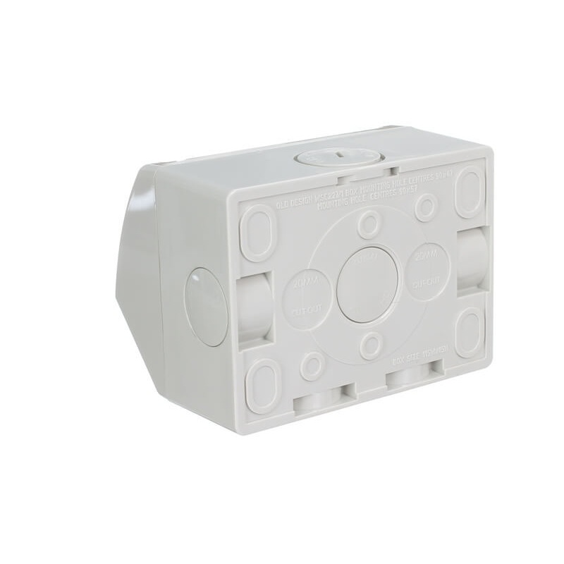 Buy CLIPSAL WSC227/2 - Double Weatherproof Power Point 10amp Resistant ...