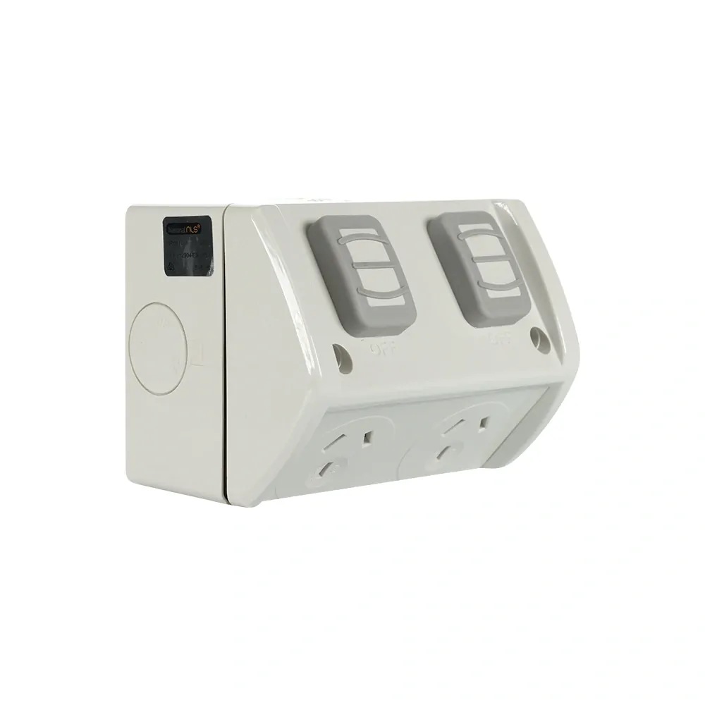 Buy NLS 30600 - Weatherproof Double GPO 10 Amp - MyDeal Australia