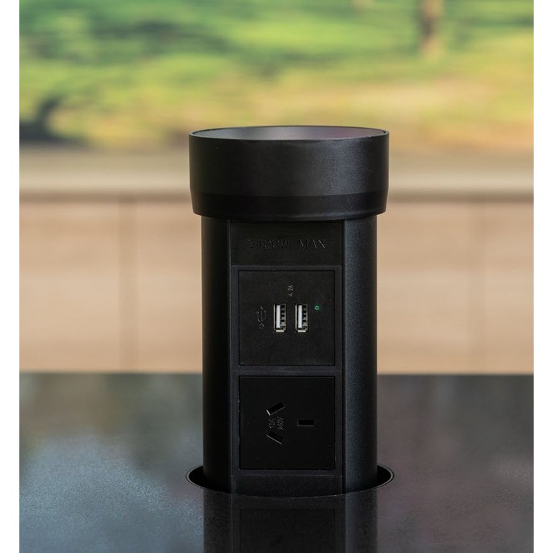 Buy Point Pod PPCUB - Pop-Up Power Outlet 1 Power Point with 2 USB ...