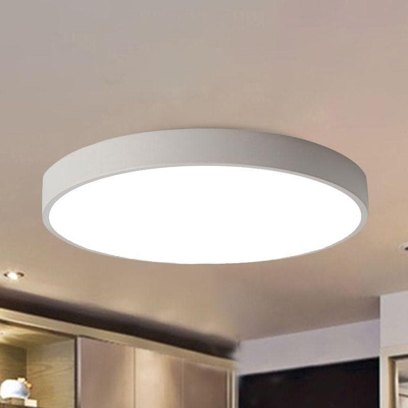 Buy Ceiling Light LED Dimmable/Cool White 24W Black Shell Round Indoor ...