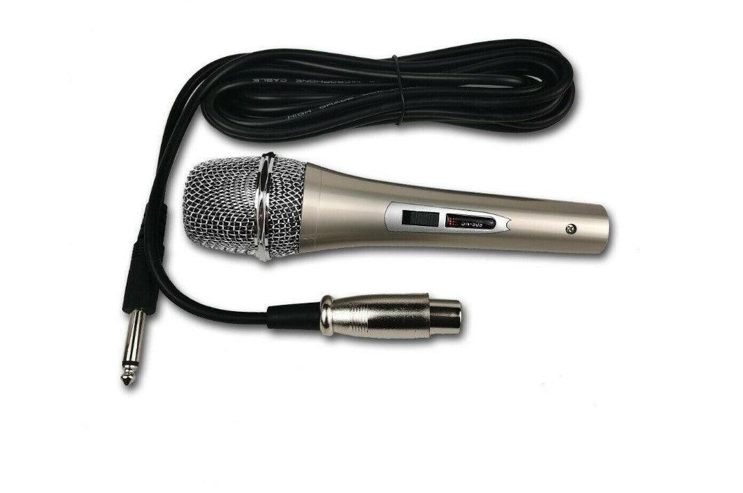 Buy Dynamic Professional Vocal Microphone Corded Mic for PA Speaker ...