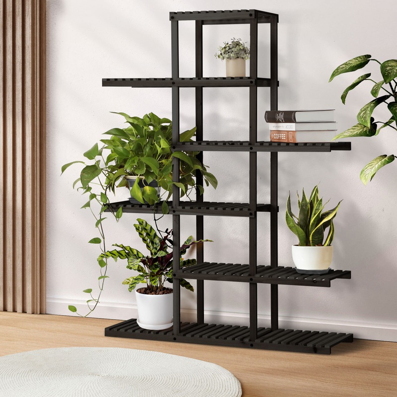 Buy Livsip Plant Stand Garden Planter Wooden Flower Pot Rack Shelving ...