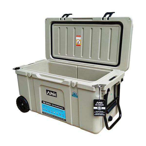 Buy AHIC 75L Premium Ice Box With Wheels Cooler - MyDeal Australia