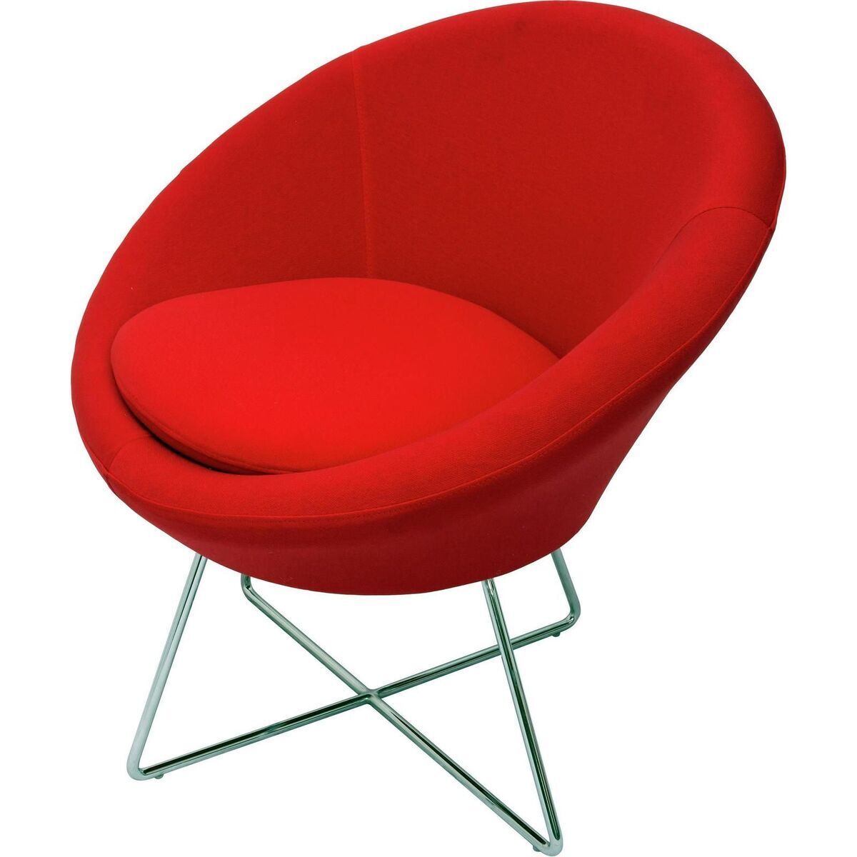 Buy RAPIDLINE SPLASH CONE LOUNGE CHAIR Red Fabric - MyDeal Australia