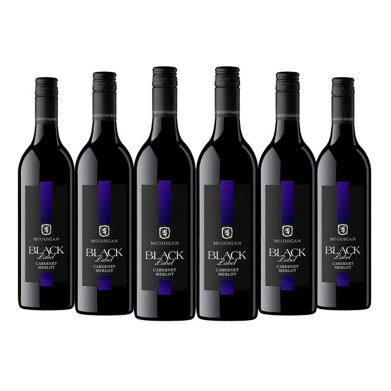 Buy McGuigan Black Label Cabernet Merlot (750mL) Case of 6 - MyDeal