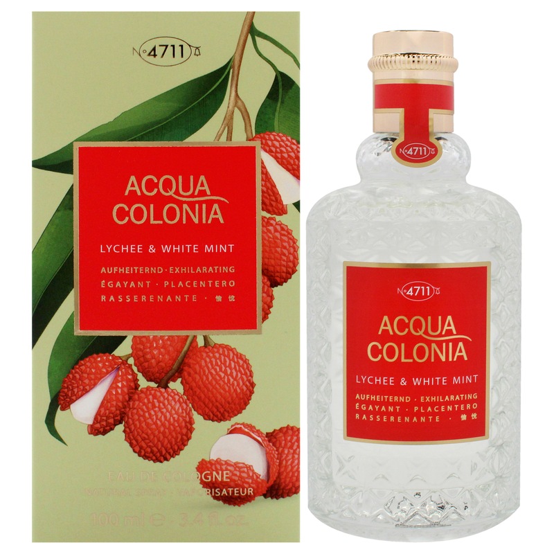 Buy 4711 Acqua Colonia Lychee and White Mint by Muelhens for Unisex - 3 ...