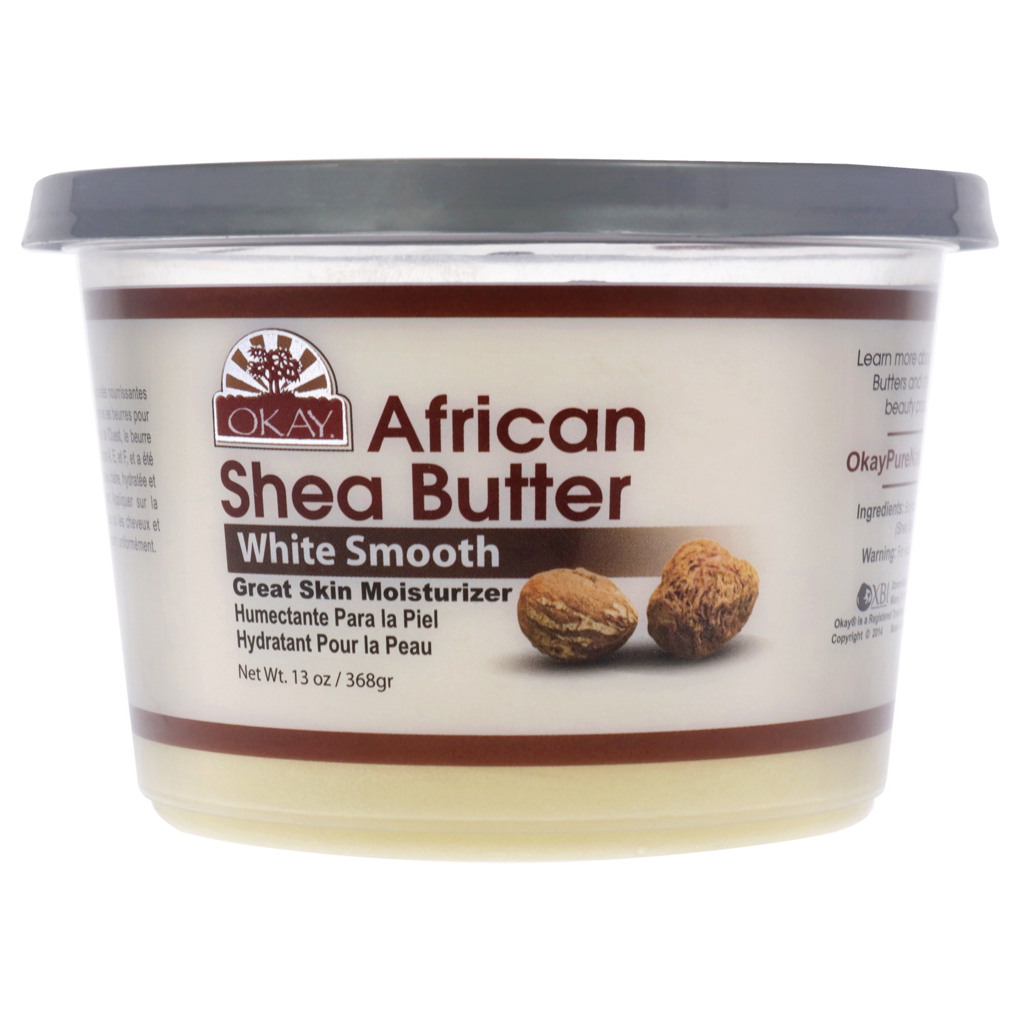 Buy African Shea Butter White Smooth Moisturizer by Okay for Unisex ...