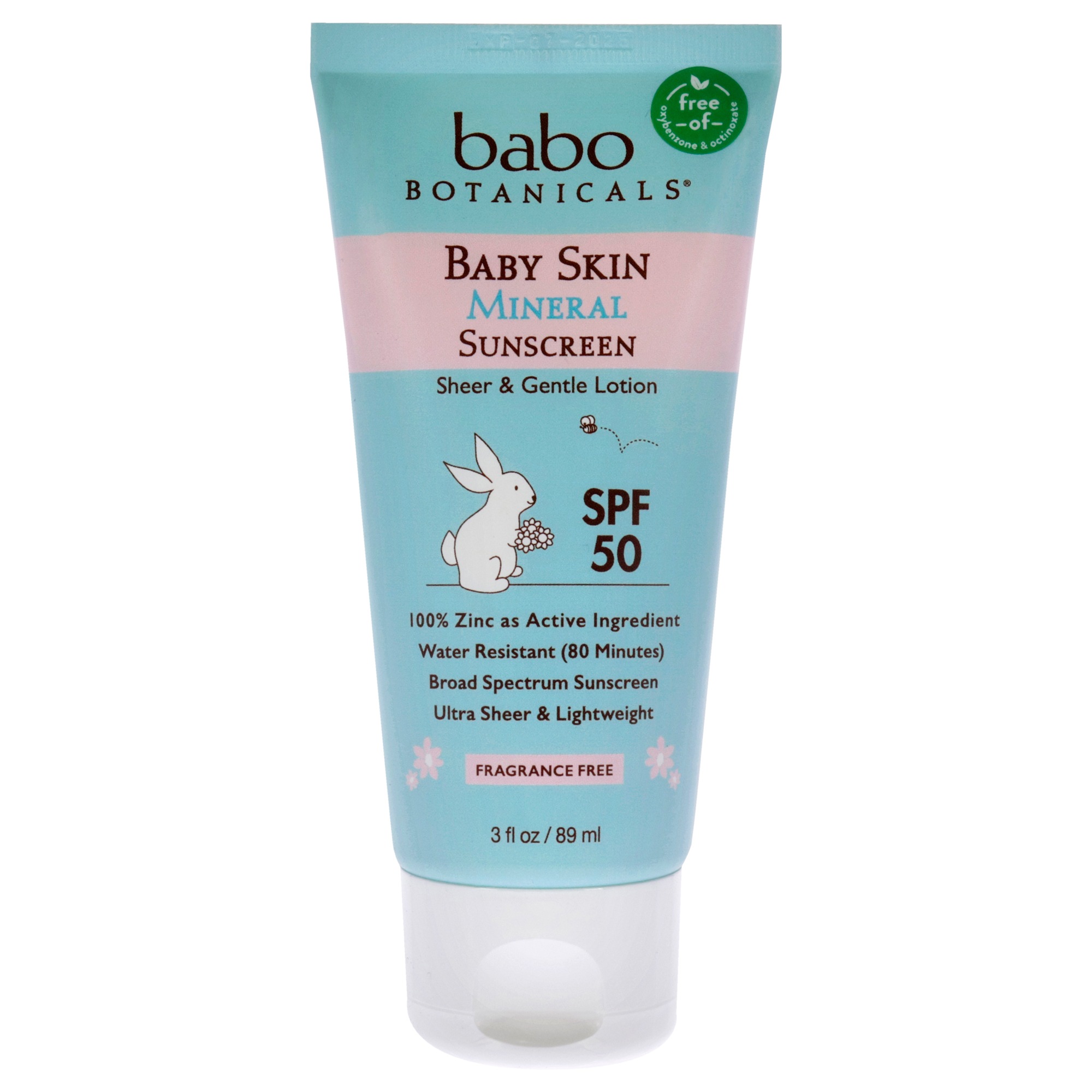 Buy Baby Skin Mineral Sunscreen SPF 50 by Babo Botanicals for Unisex ...