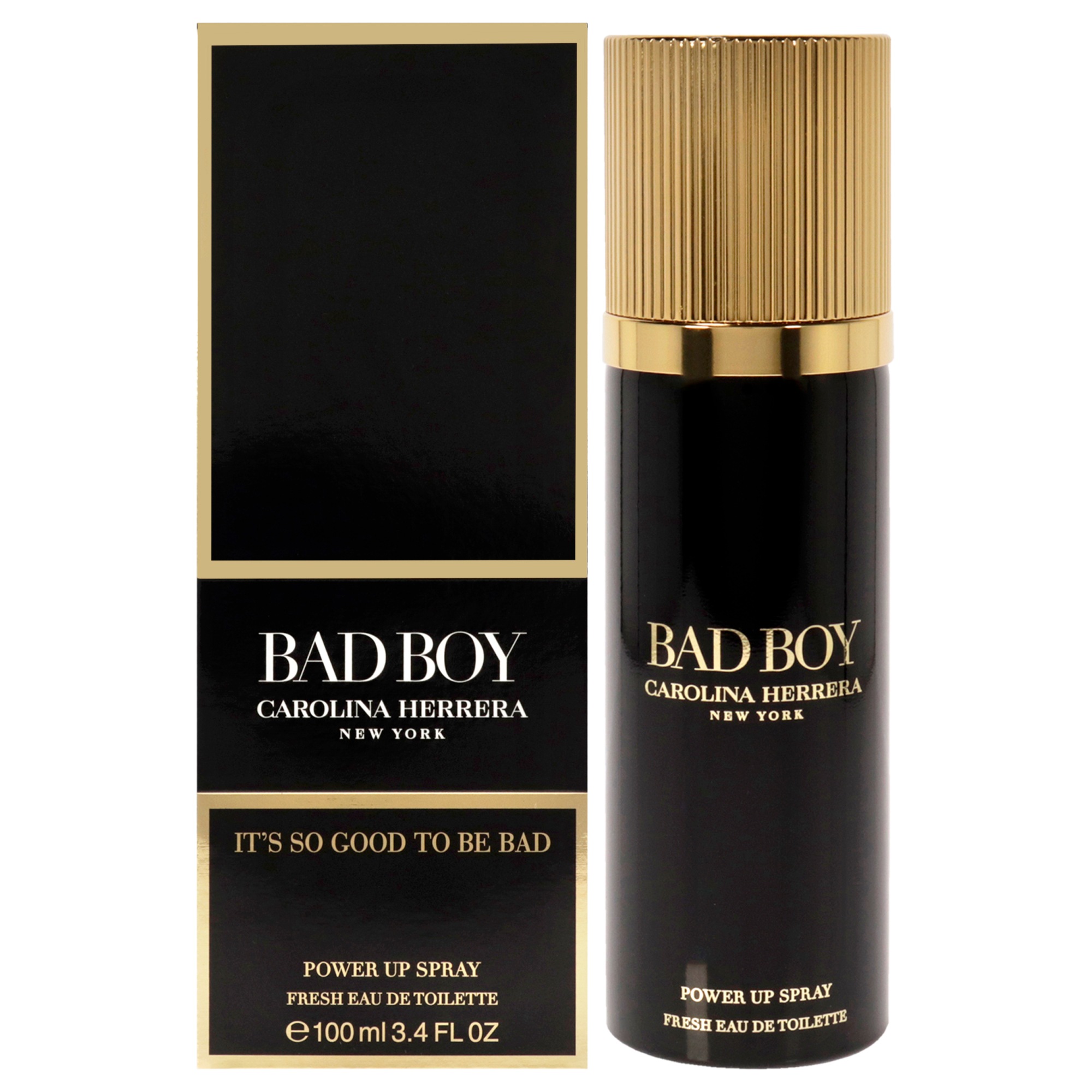 Buy Bad Boy Power Up Spray by Carolina Herrera for Men - 3.4 oz EDT ...