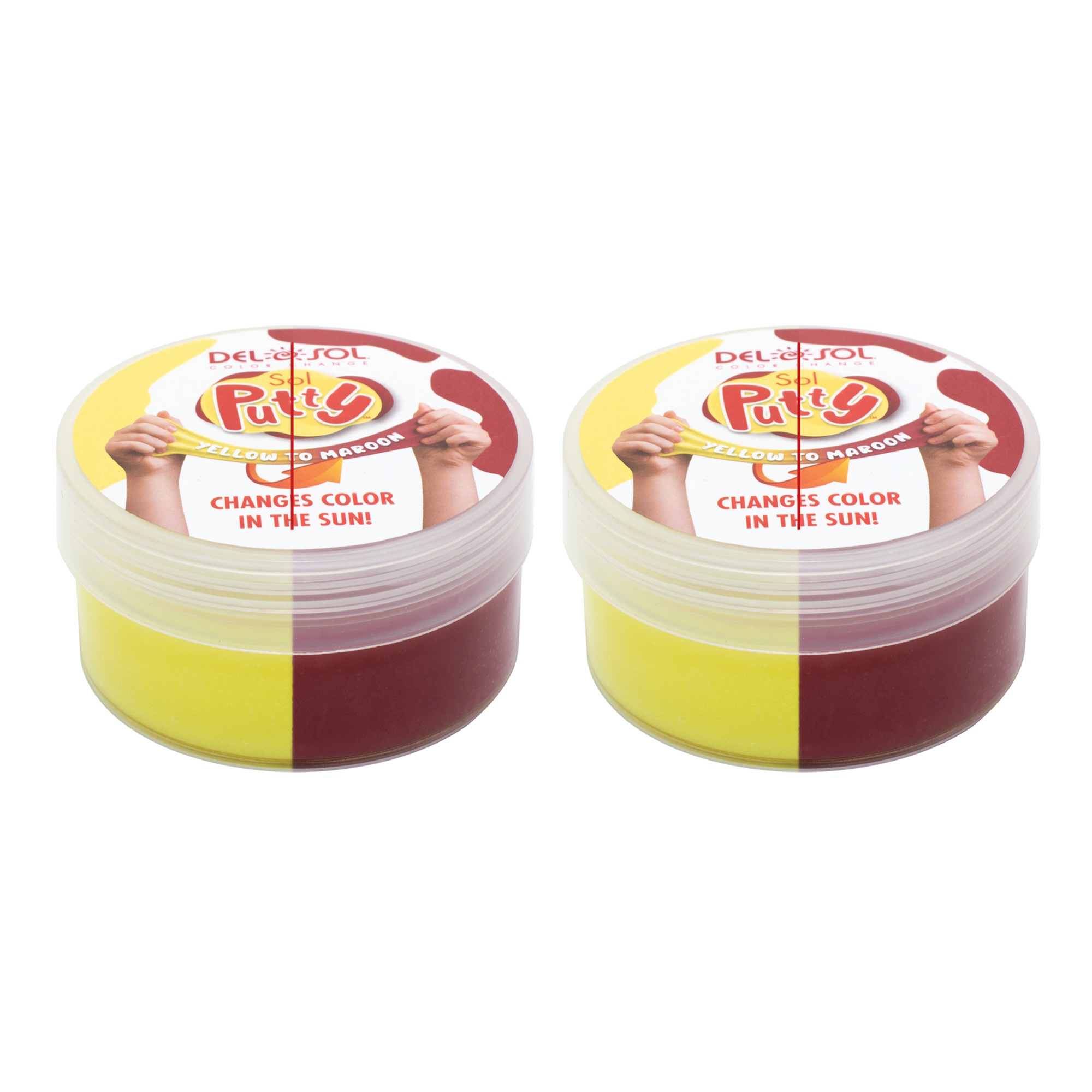 Buy Color-Changing Sol Putty - Yellow to Red by DelSol for Unisex - 1 ...