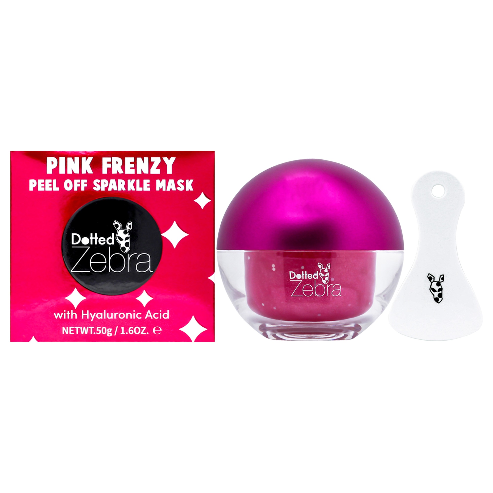 Buy Dotted Zebra Peel Off Sparkle Mask - Pink Frenzy For Women 1.6 oz ...