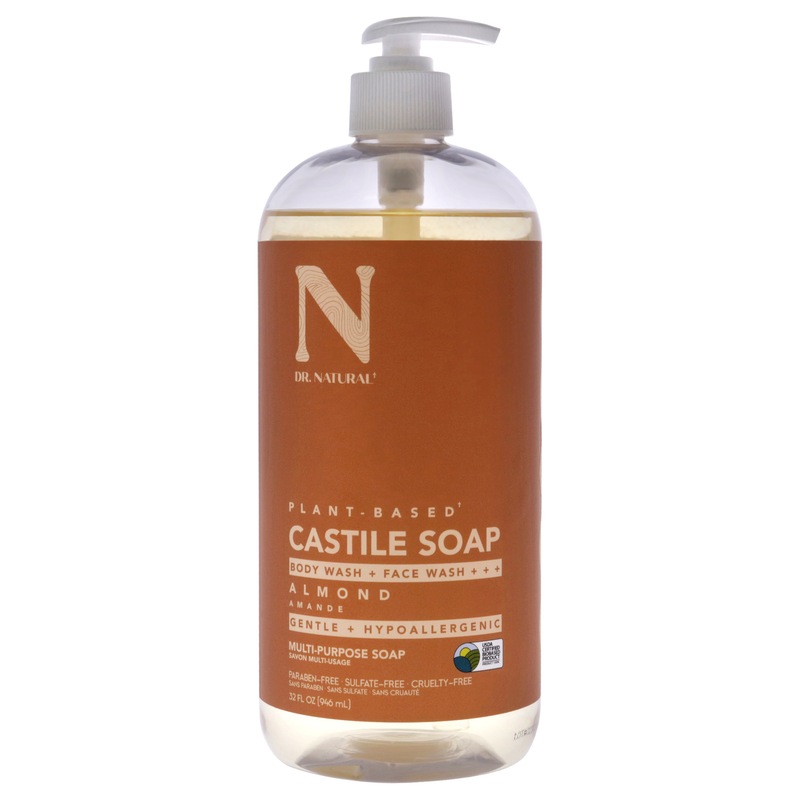 Buy Dr. Natural Castile Liquid Soap - Almond For Unisex 32 oz Soap - MyDeal