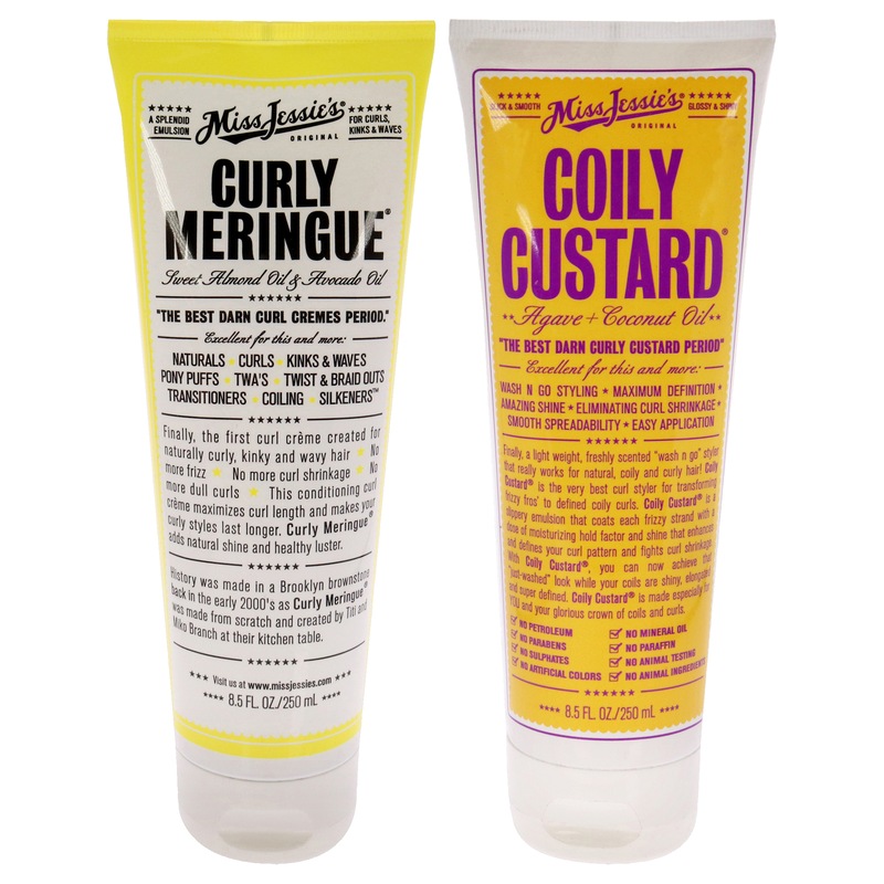 Buy Miss Jessies Coily Custard and Curly Meringue Kit For Unisex 2 Pc ...