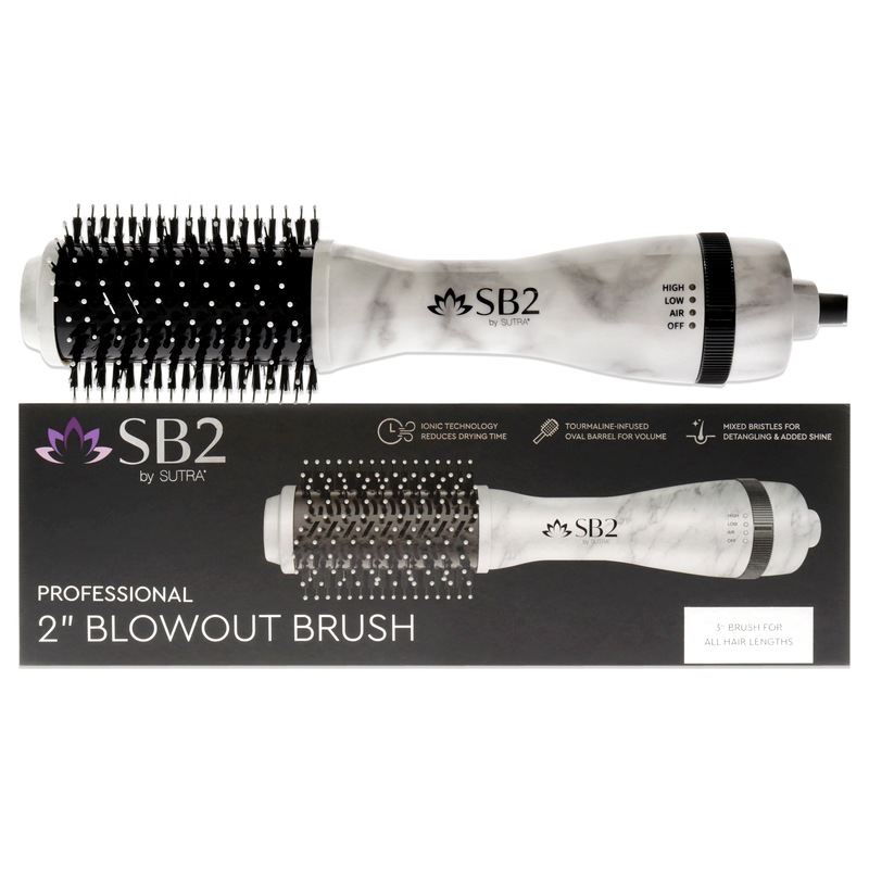 Buy Professional Blowout Brush - Marble by Sutra for Unisex - 2 Inch ...