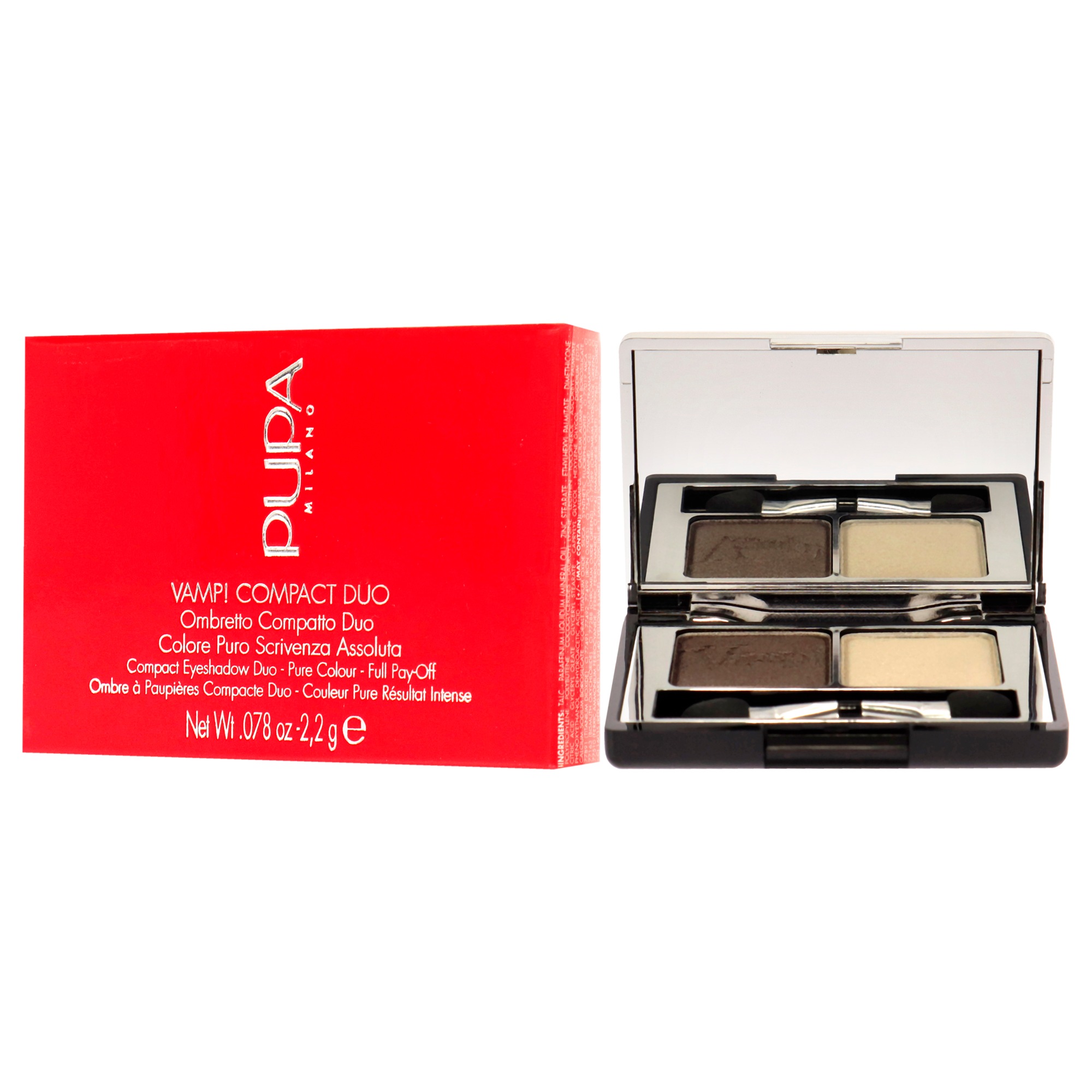 Buy Vamp! Compact Duo Eyeshadow - 008 Cream Taupe by Pupa Milano for ...