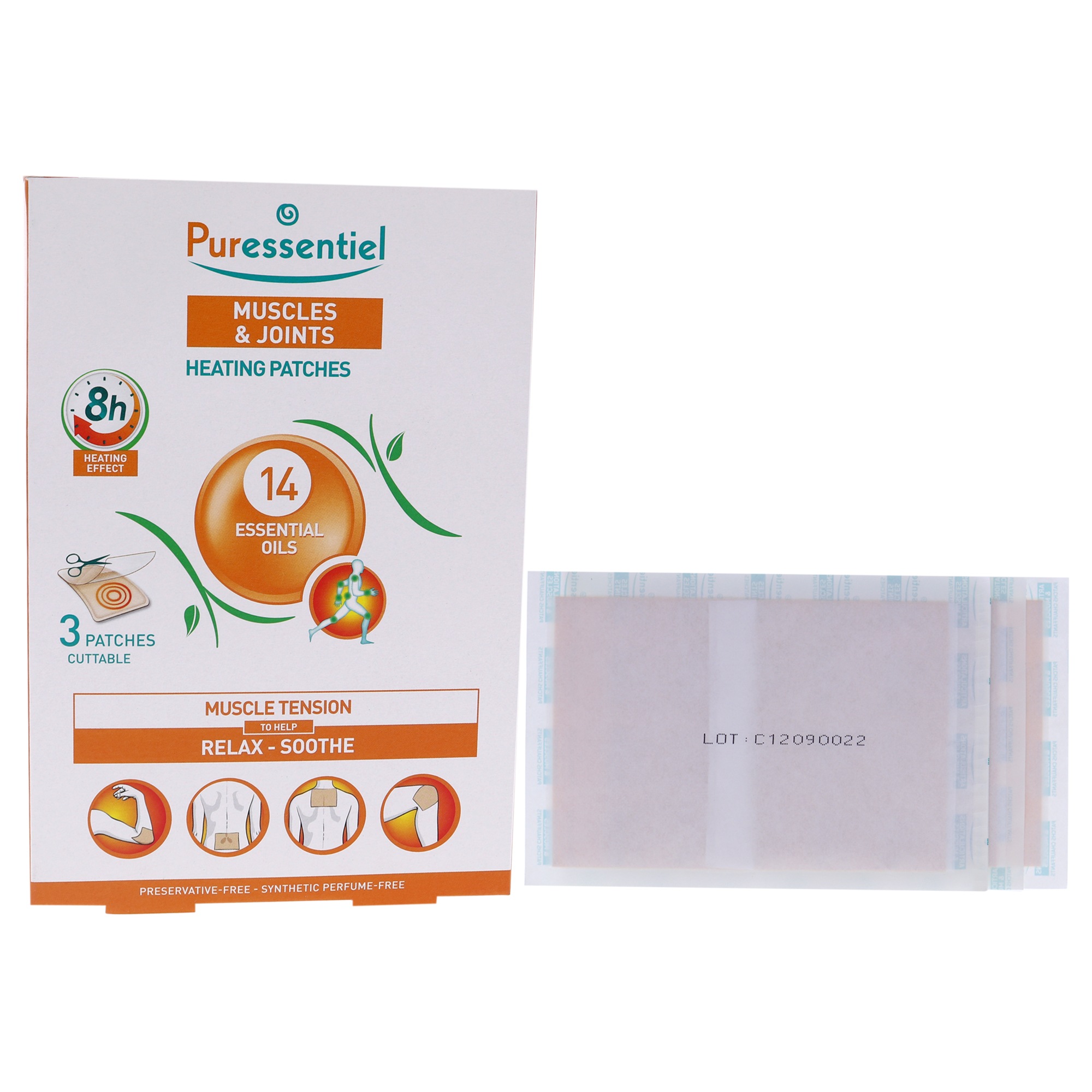 Buy Puressentiel Muscles and Joints Heating Patches For Unisex 3 Pc ...