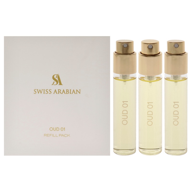 Buy Swiss Arabian Oud 01 For Unisex 3 Pc Mini Gift Set 3 x 1oz EDP ...