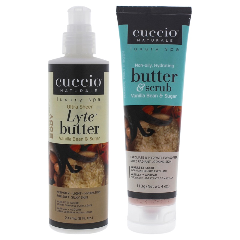 Buy Vanilla Bean and Sugar Kit by Cuccio Naturale for Unisex - 2 Pc Kit ...