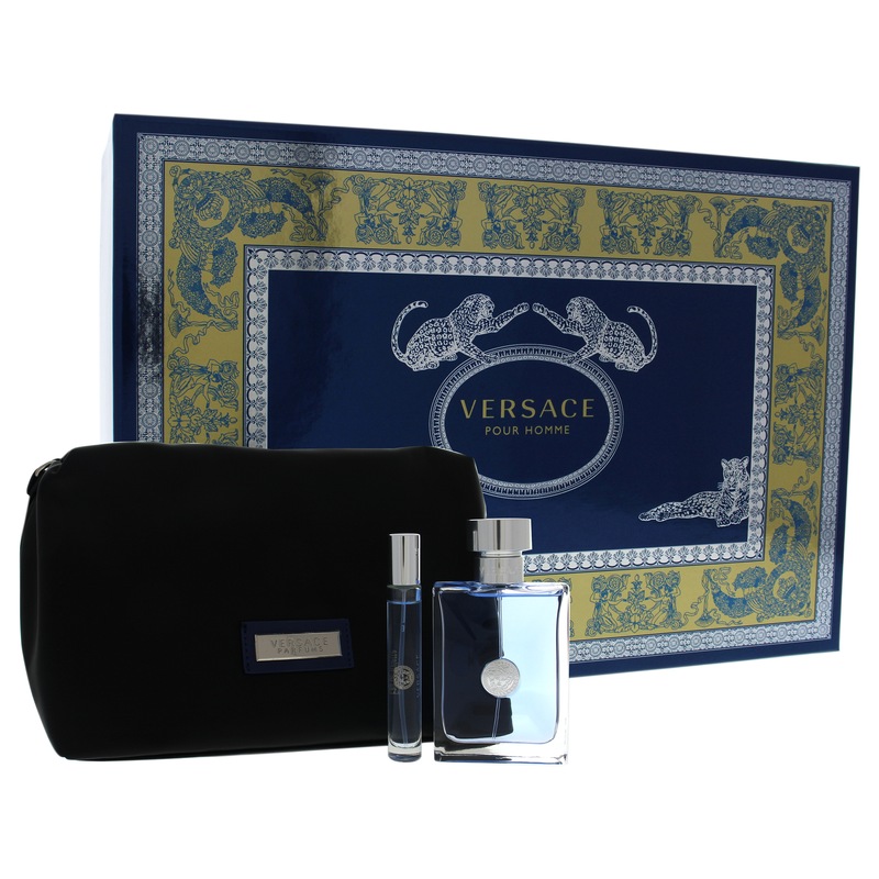 Buy Versace Pour Homme by Versace for Men - 3 Pc Gift Set 3.4oz EDT ...