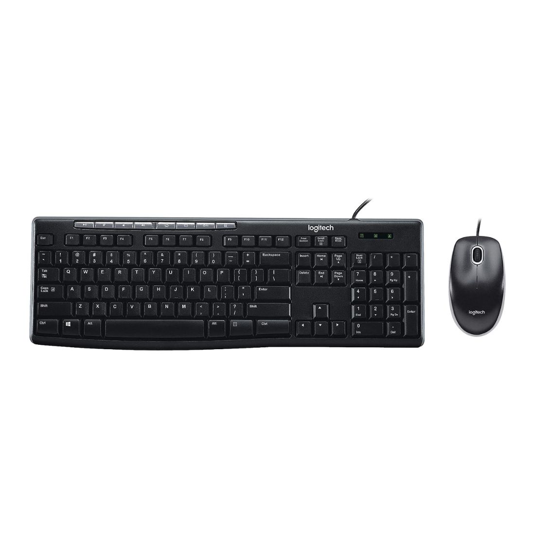Buy Logitech MK200 Media Wired Keyboard And Mouse Combo - MyDeal Australia