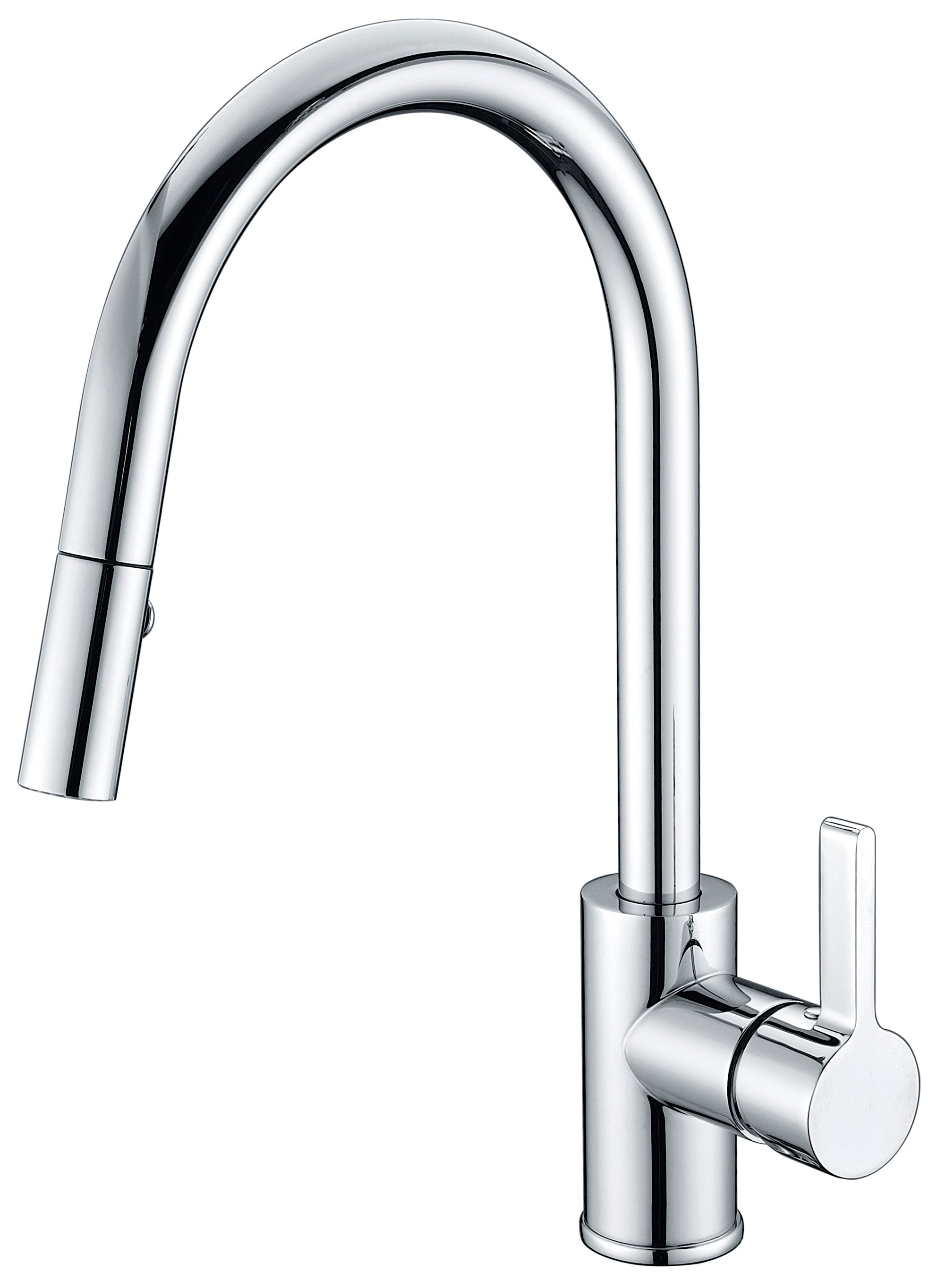 Buy Curved Series -Pull Down Kitchen/Laundry Mixer - Chrome / Matte ...