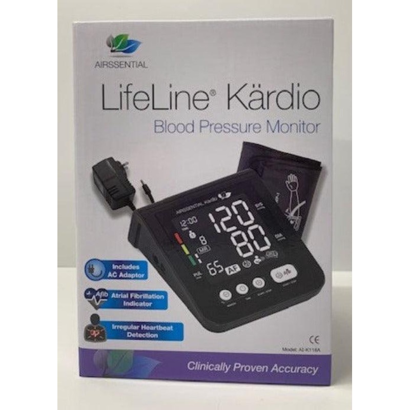 Buy Airssential Lifeline Kardio Blood Pressure Monitor - MyDeal