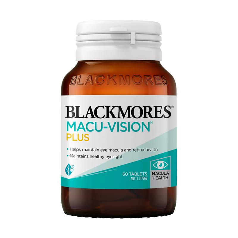 Buy Blackmores Macu Vision Plus 60 Tablets - MyDeal Australia