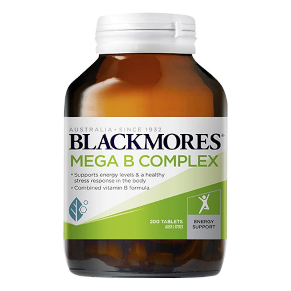 Buy Blackmores Mega B Complex (200) - MyDeal Australia
