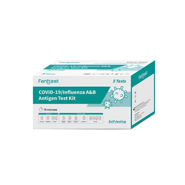 Buy Fanttest COVID-19 / Influenza A&B Antigen Test Kit 5 Pack - MyDeal ...