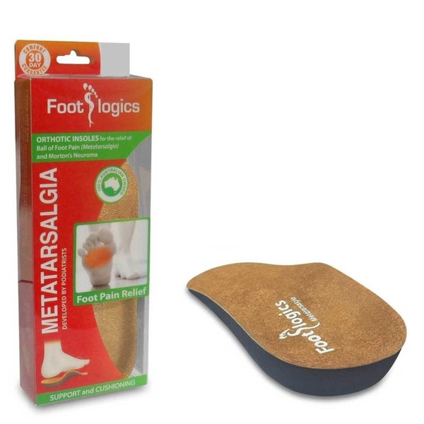 Buy Footlogics Metatarsalgia Insoles 3/4 Length Large - MyDeal Australia