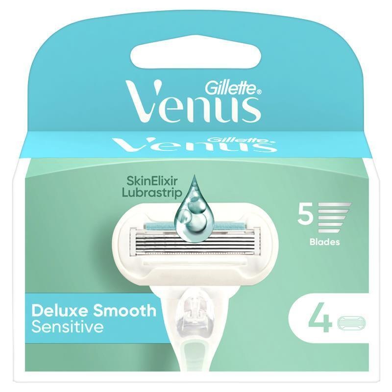 Buy Gillette Venus Extra Smooth Sensitive Cartridge 4 Pack - MyDeal
