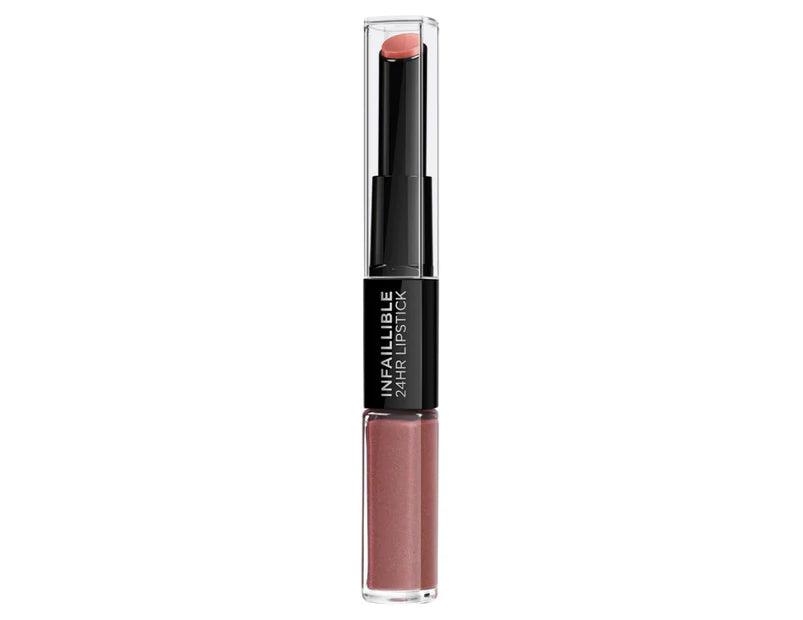 Buy Loreal Infallible 2 Step Lip 312 Incessant Russet - MyDeal Australia