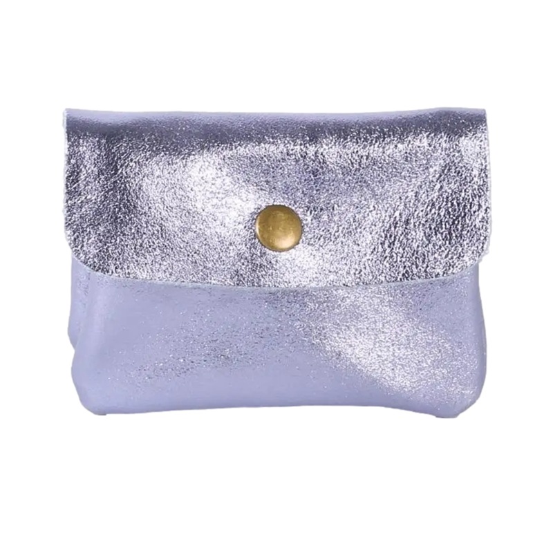 Buy Maison Fanli Coin Purse Metallic Lilac - MyDeal