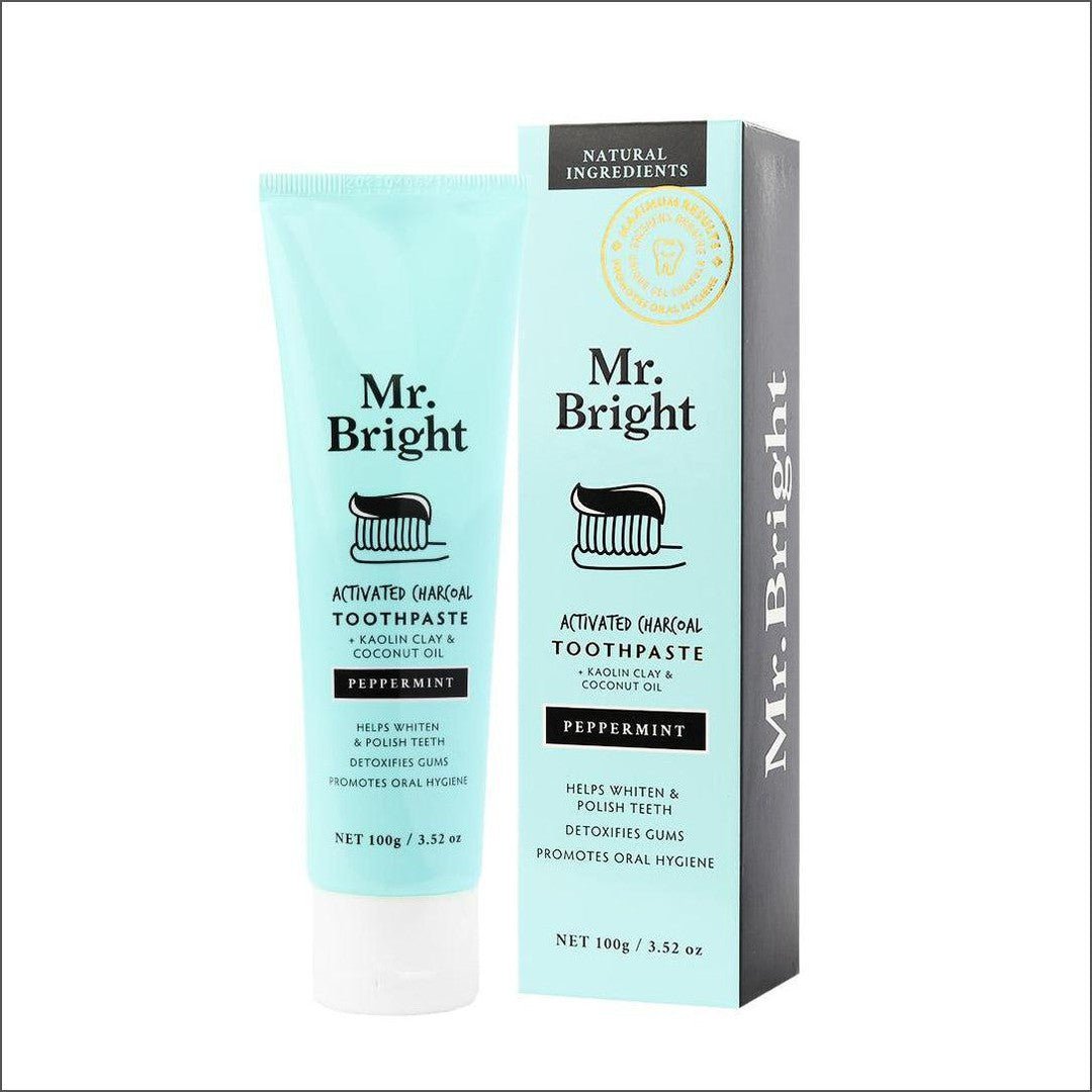 Buy Mr Bright Activated Charcoal Toothpaste 100g - MyDeal Australia