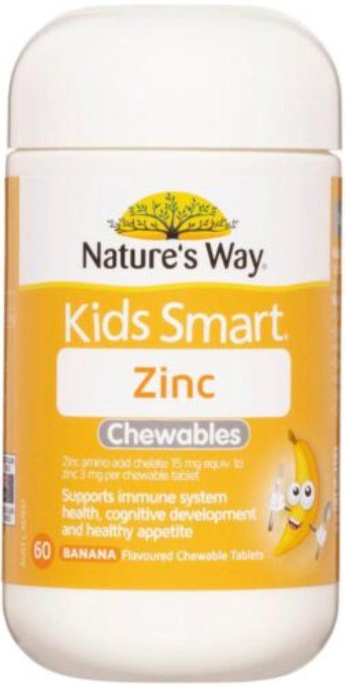 Buy Nature’s Way Kids Smart Zinc Chewable Tabs 60 - MyDeal Australia