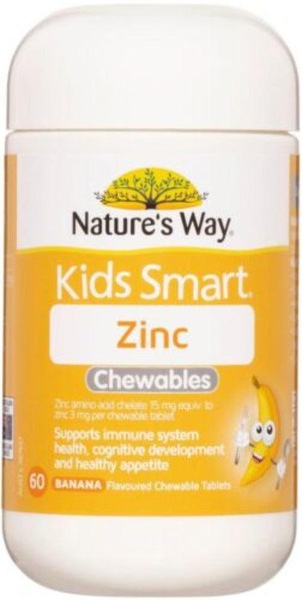 Buy Nature’s Way Kids Smart Zinc Chewable Tabs 60 - MyDeal Australia