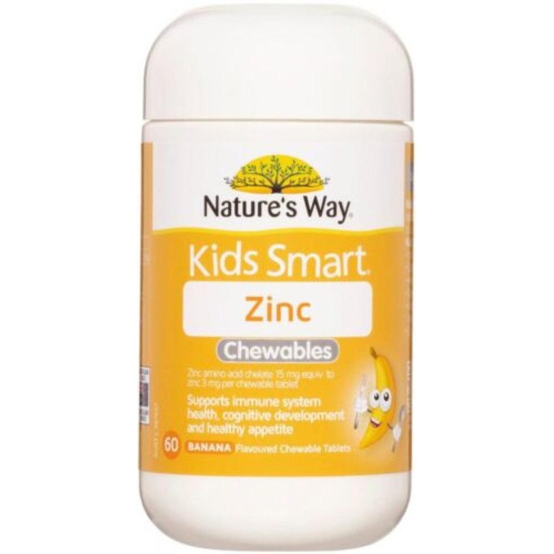 Buy Nature’s Way Kids Smart Zinc Chewable Tabs 60 - MyDeal