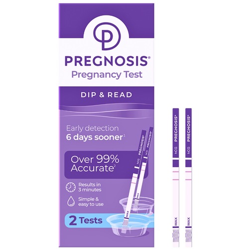 Buy Pregnosis Pregnancy Test Kit Dip And Read 2 Test Pack - MyDeal ...